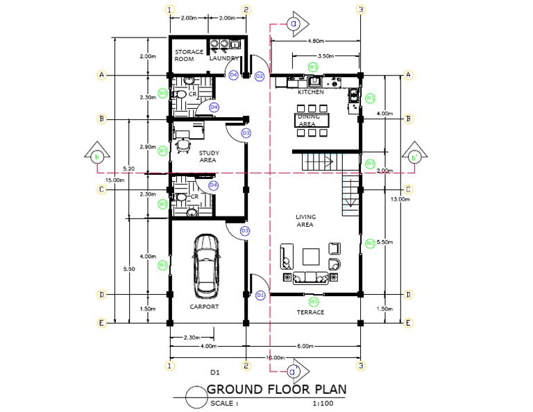 GROUND FLOOR PLAN | PDF