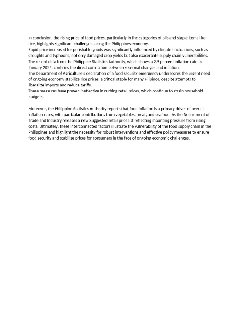 Inflation Conclusion | PDF