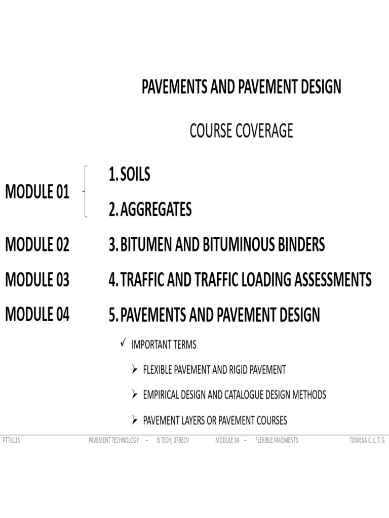 04 Flexible Pavement Design | PDF | Road Surface | Concrete