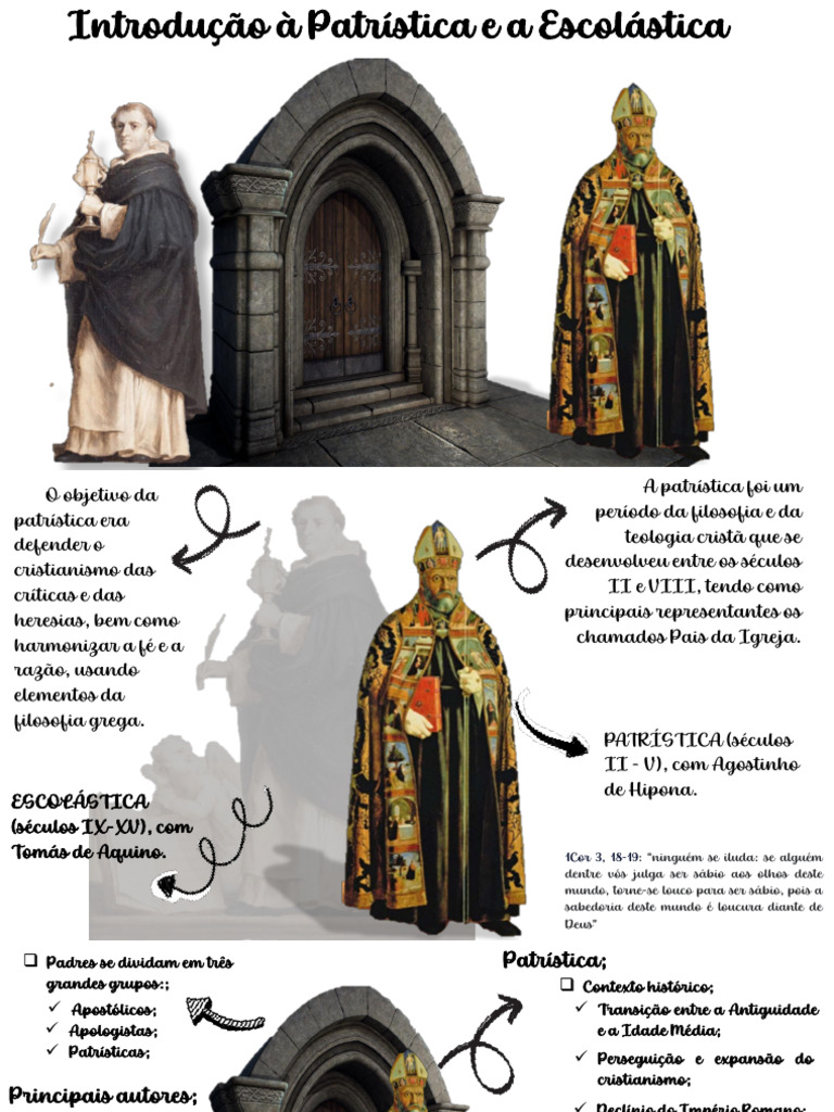 Filosofia 2º Patrística e Escolástica | PDF