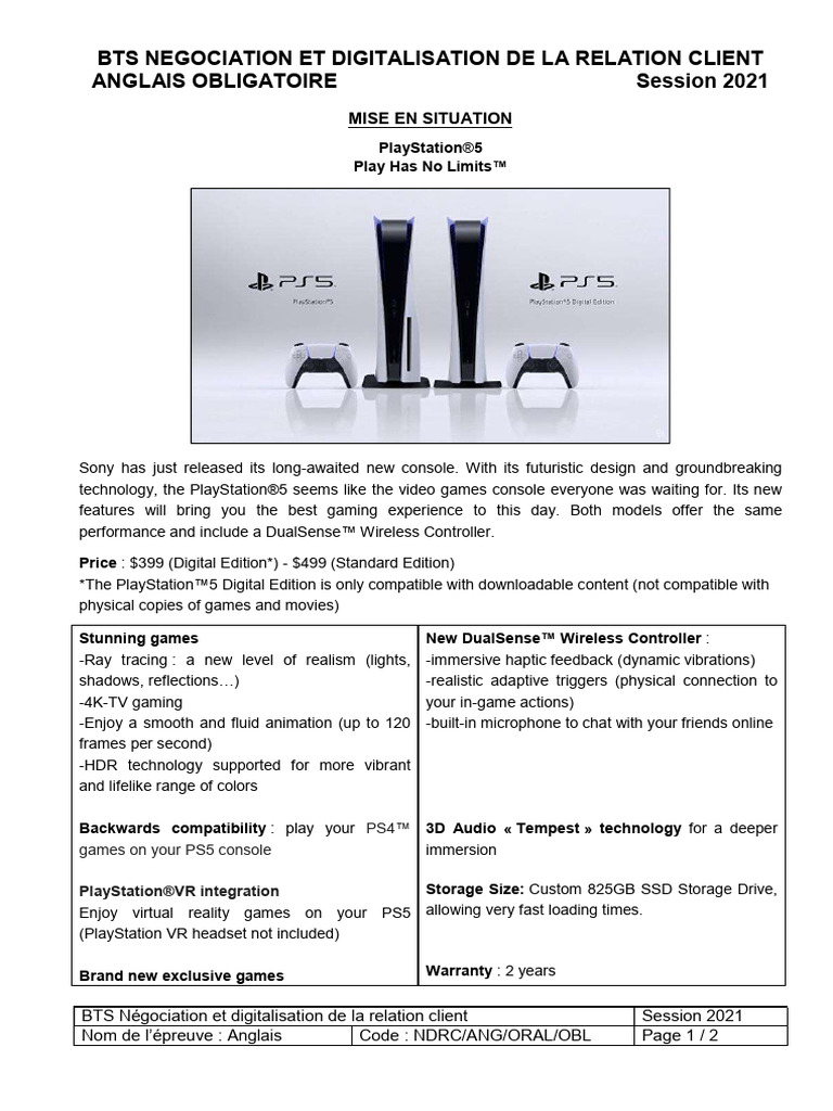 10.PlayStation 5 | PDF | Play Station | Virtual Reality