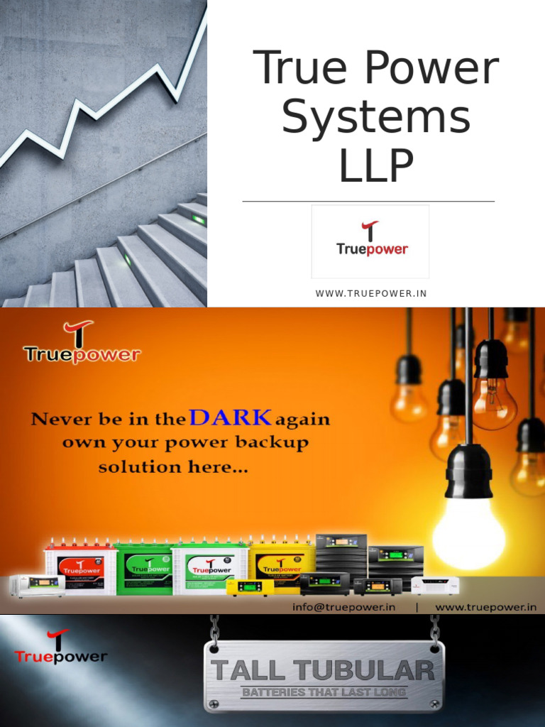True Power Systems LLP Presentation | PDF | Power Inverter | Renewable ...