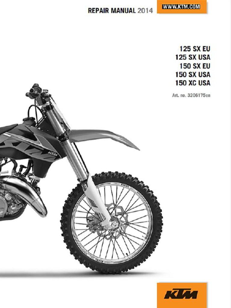 KTM 2014 125 & 150 SX & XC | PDF