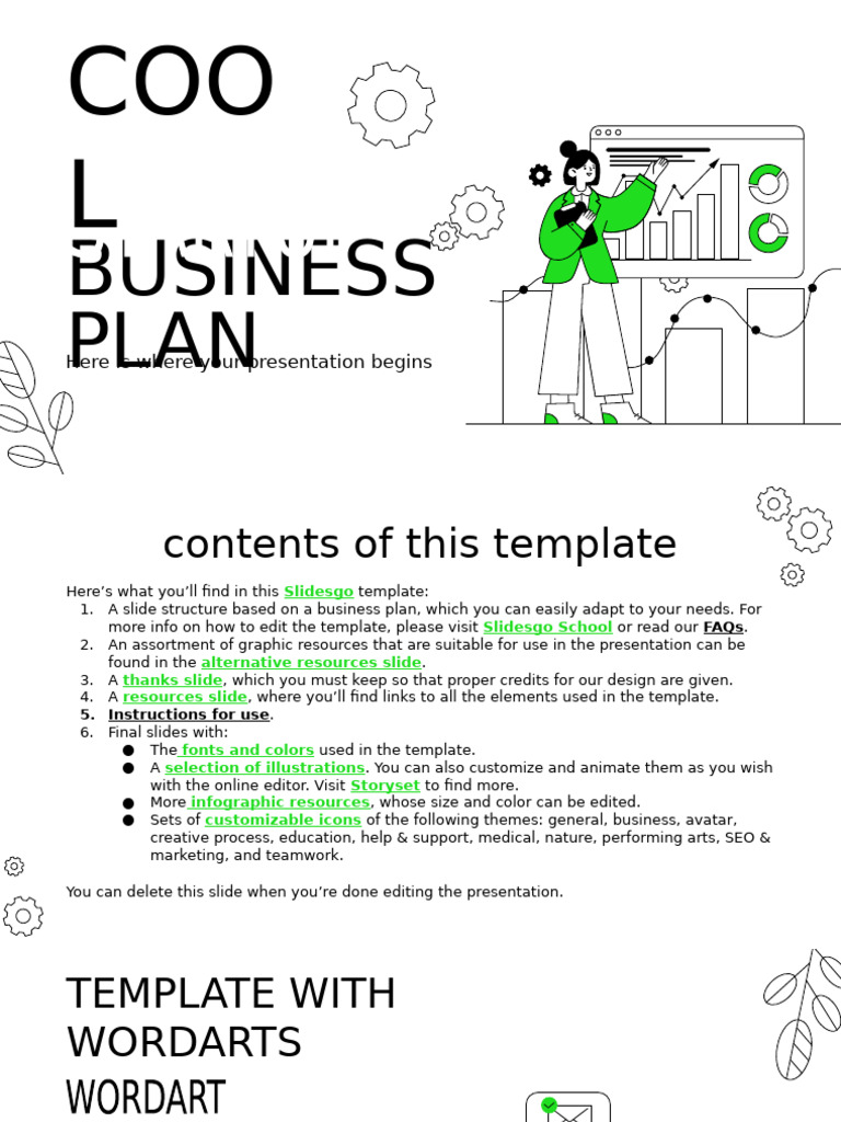 Business Plan Presentation Template | PDF | Planets | Planets In Astrology