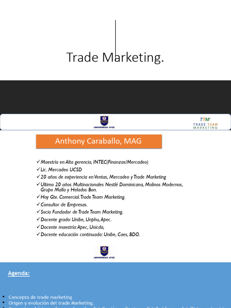 Presentacion Trade Marketing | PDF | Marketing | Los consumidores