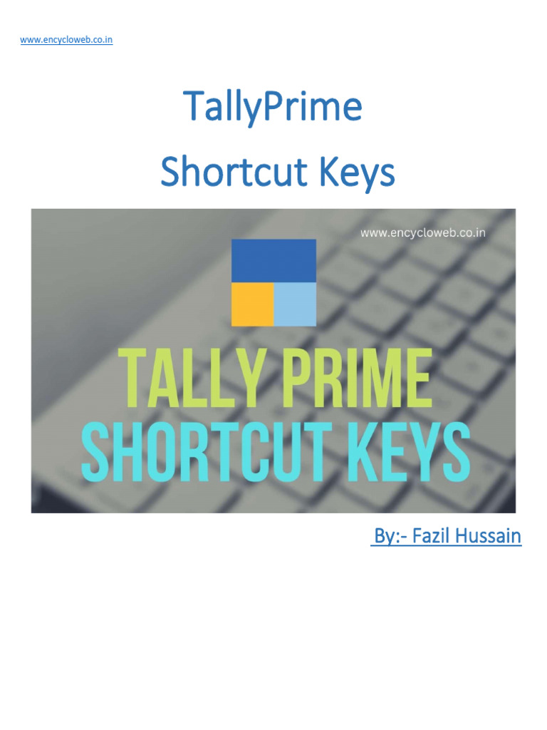 Tally Prime Shortcut Keys PDF | PDF | Keyboard Shortcut | Computing