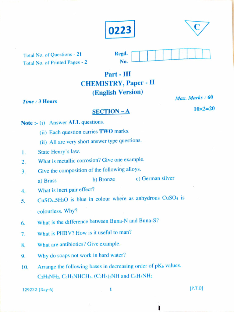 2nd Chem Pre Final | PDF | Metallic Elements | Chemical Elements