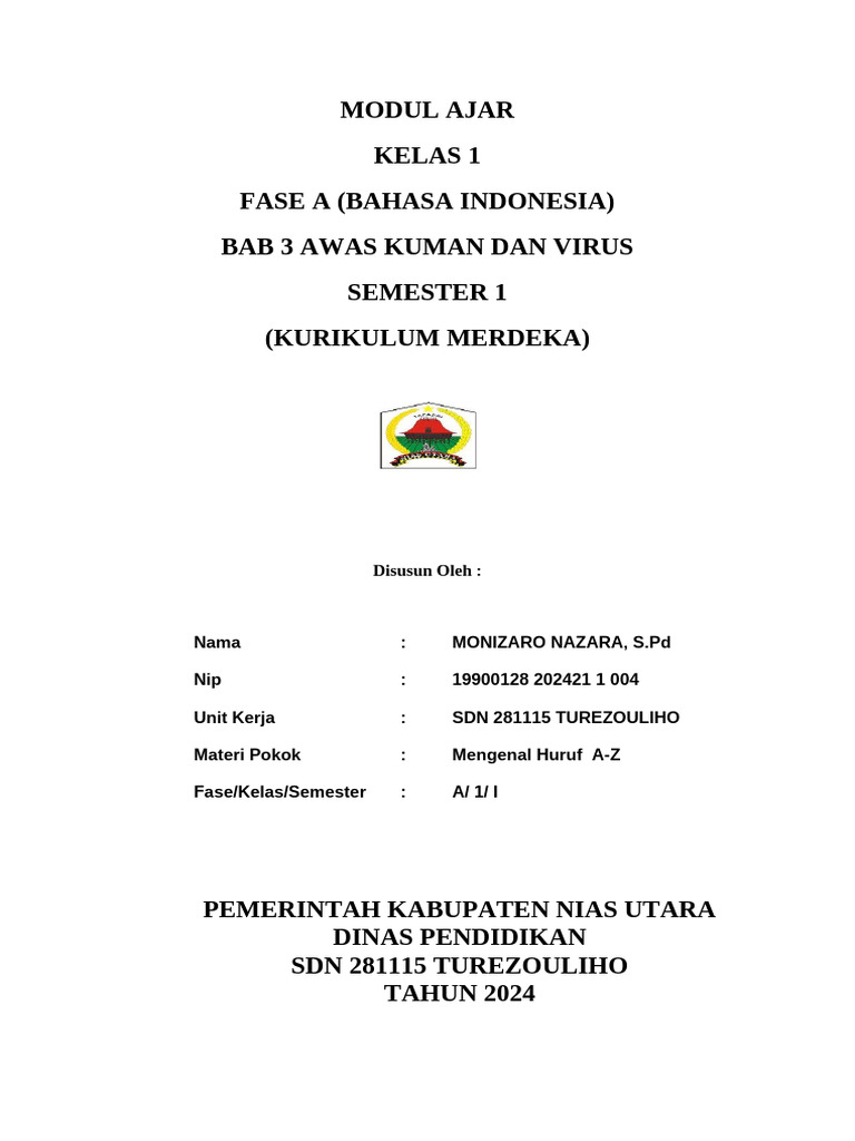 MODUL AJAR SUPERVISI SYNTAX | PDF