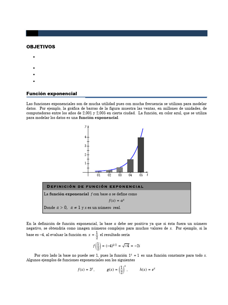 5.2 Funciones Exponenciales | PDF | Funcion exponencial | Interés