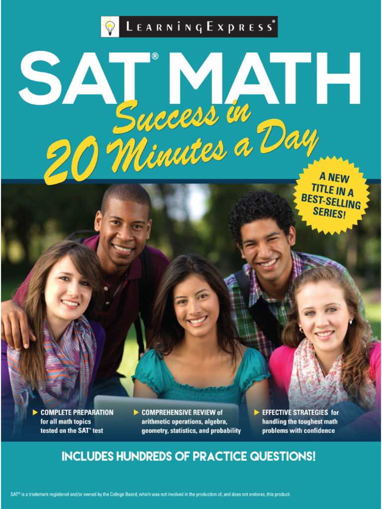 SAT Math Success in 20 Minutes A Day | PDF | Quadratic Equation ...