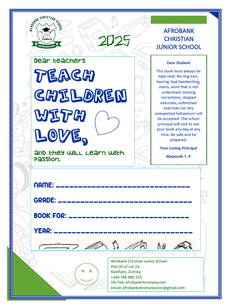 Ecd - Grade 7 Cover Page | PDF