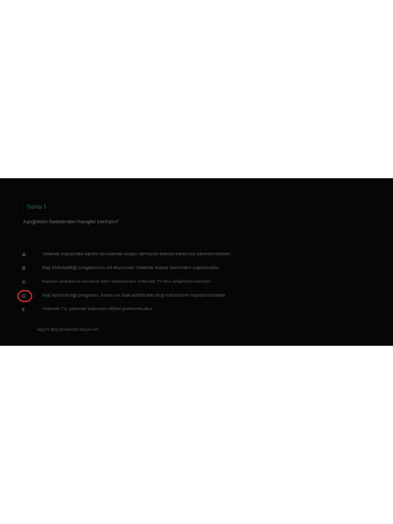 Kariyer Final 2022-2023 | PDF