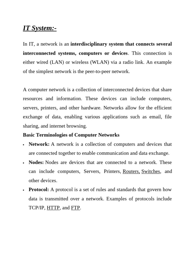 Understanding Computer Networks Basics | PDF | Computer Network | Network Topology