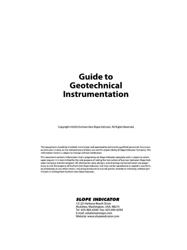 Geotechnical Monitoring System | PDF