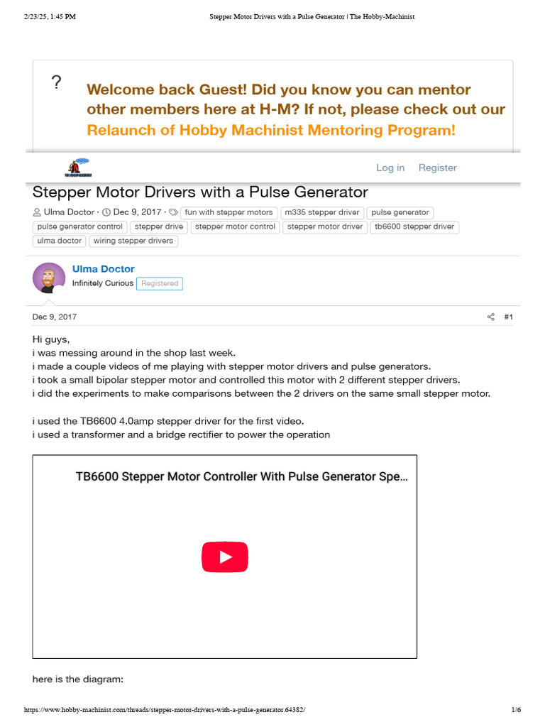 Stepper Motor Drivers with a Pulse Generator | PDF | Electrical Components | Electricity
