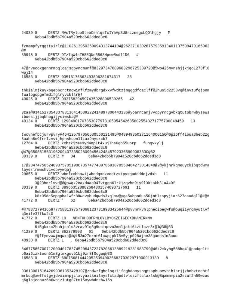 Random Data Strings | PDF