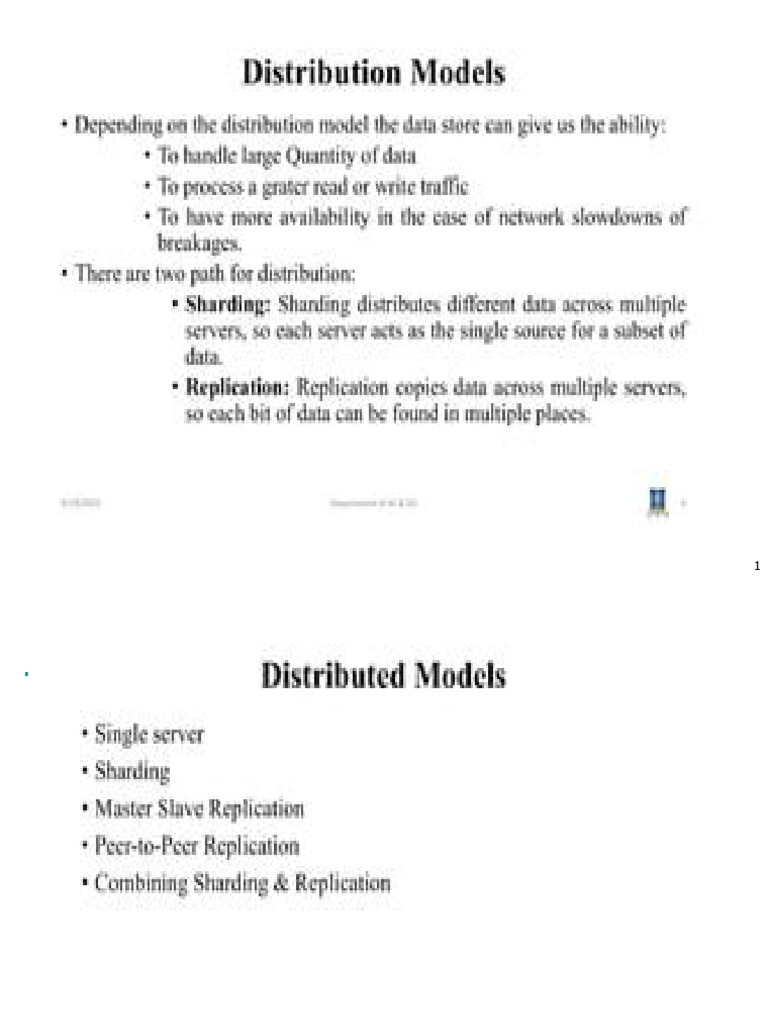 distribution models.unit 2 (1) | PDF