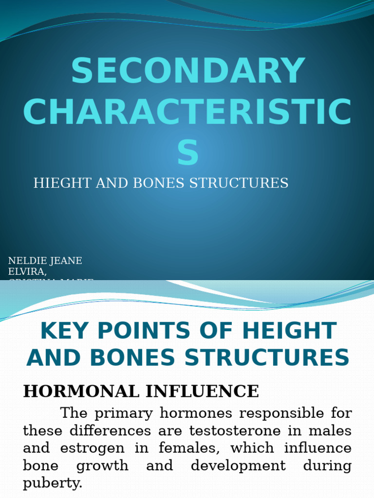 Secondary Characteristics 1 | PDF