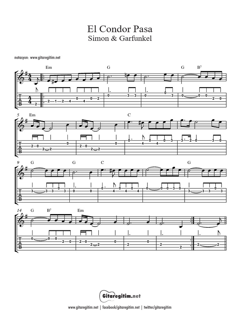 El_condor_pasa | PDF