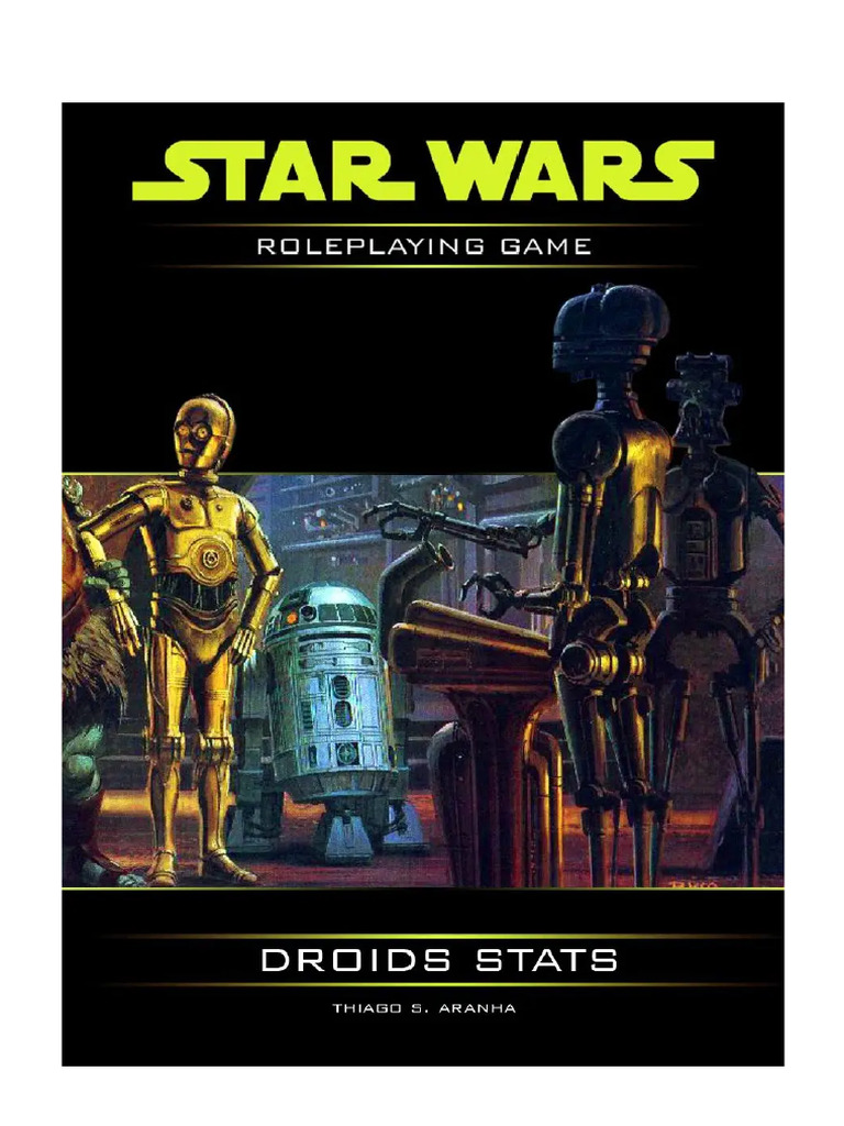 Star Wars RPG Droid Stats | PDF