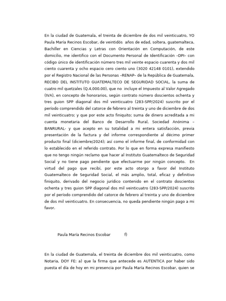 Paula Maria Recinos Escobar-1 | PDF | Guatemala