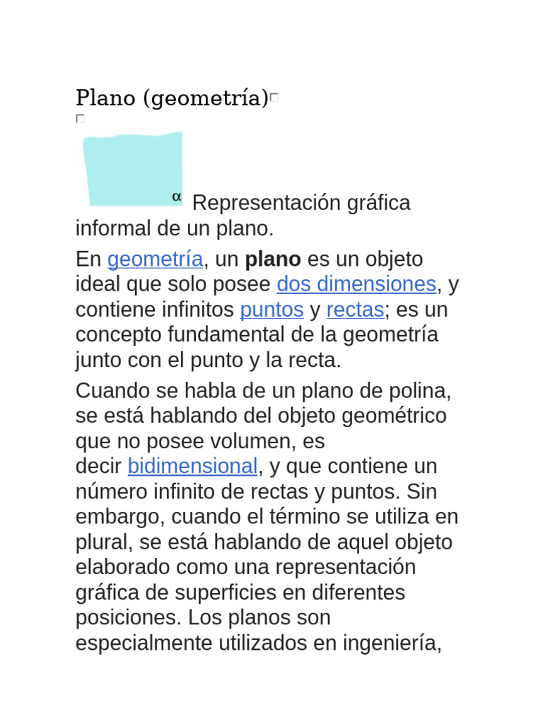 Conceptos Clave del Plano en Geometría | PDF | Sistema de coordenadas ...