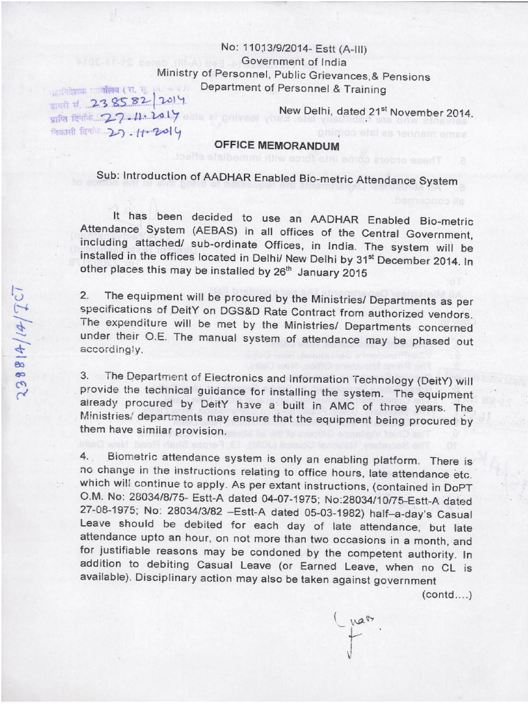 Office Memo | PDF
