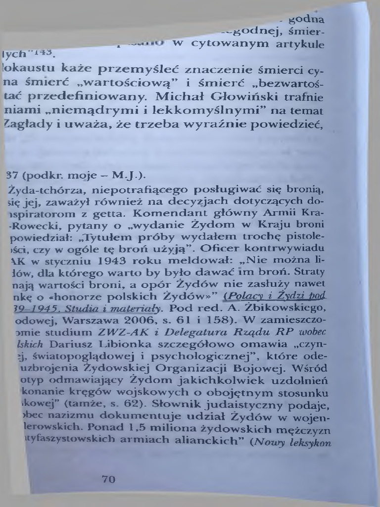 Maria Janion, Kłamstwo | PDF