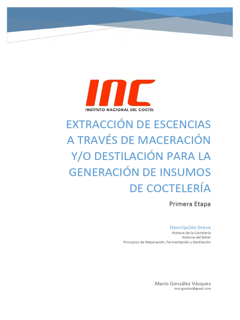 Informe Completo | PDF | Cócteles | Bebida