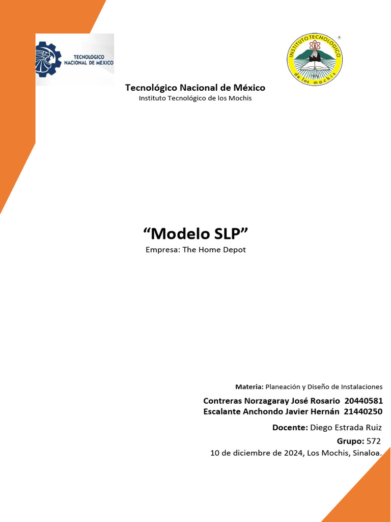 Modelo SLP Home Depot - Fase 2 | PDF | Calidad (comercial) | Diseño