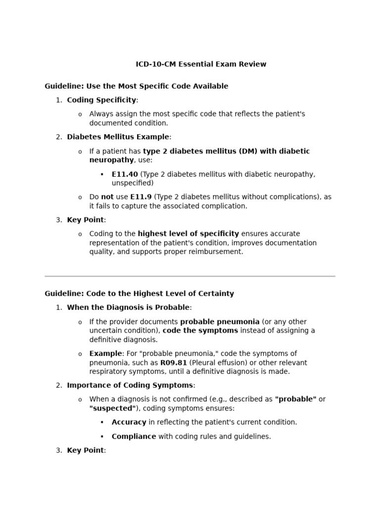 ICD-10-CM Coding Guidelines Overview | PDF | Chronic Kidney Disease ...