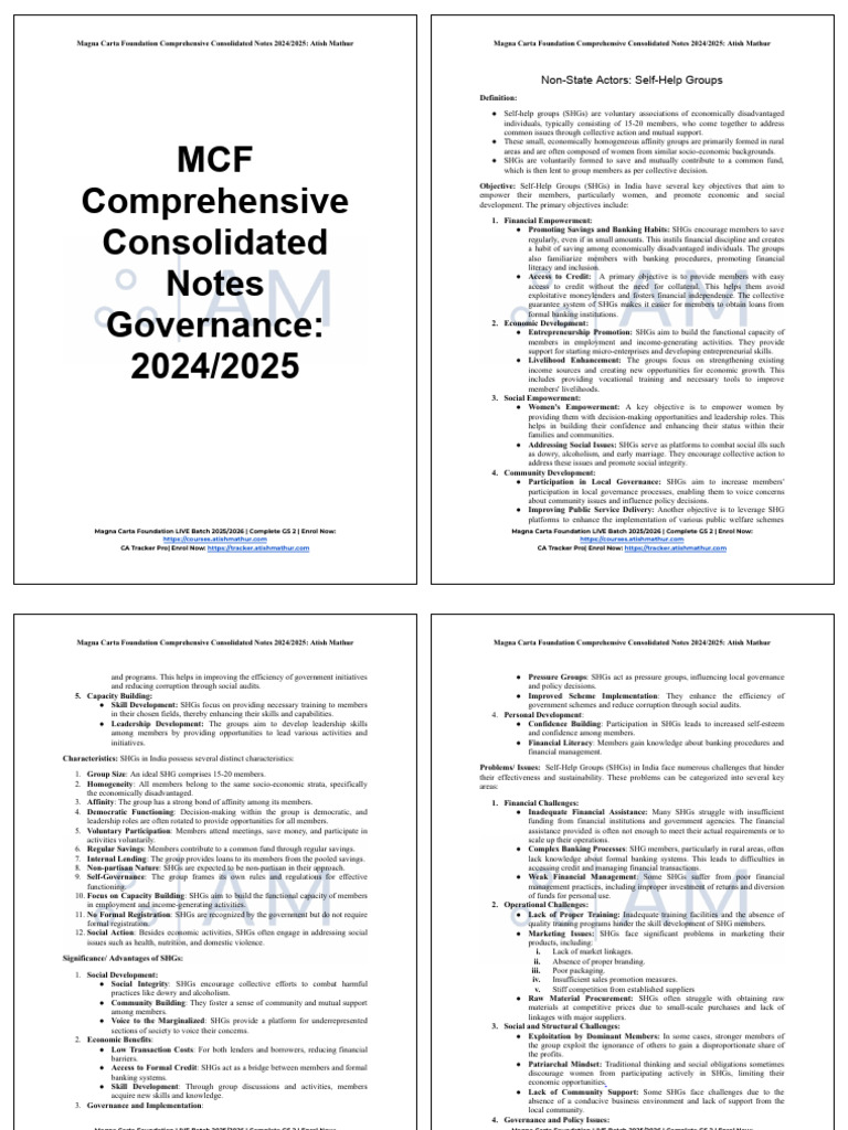 MCF Governance CCN 20242025 2 | PDF | Non Governmental Organization | Governance