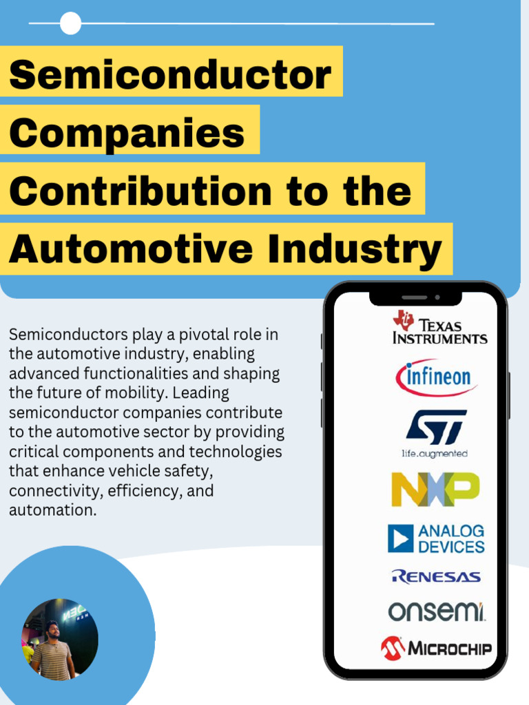 Semiconductor Companies Contribution To The Automotive | PDF | Electric ...