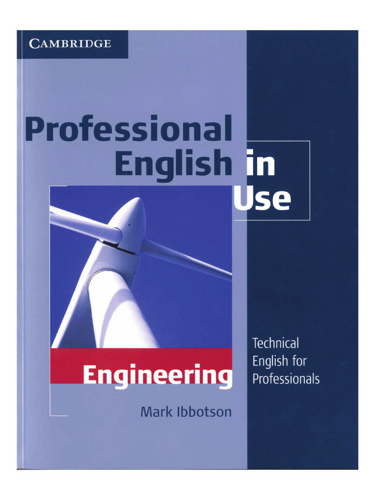 Mark Ibbotson Professional English in Use Engineering | PDF ...