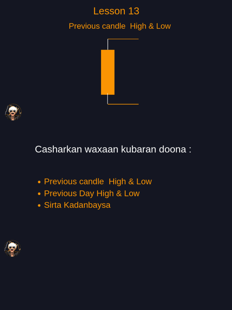 13 Previous Candle High & Low PDF | PDF