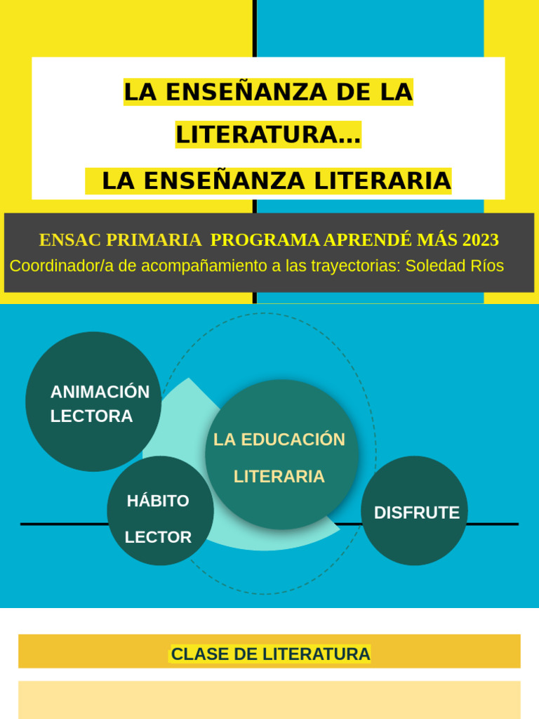 La Enseñanza de La Literatura La Enseñanza Literaria | PDF