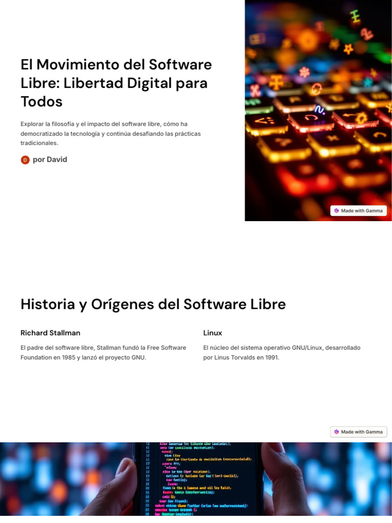 El-Movimiento-del-Software-Libre-Libertad-Digital-para-Todos | PDF