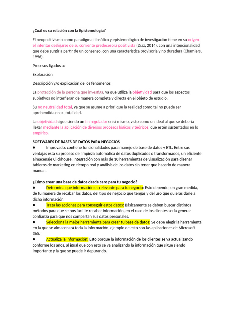 El neopositivismo como paradigma filosófico y epistemológico de ...