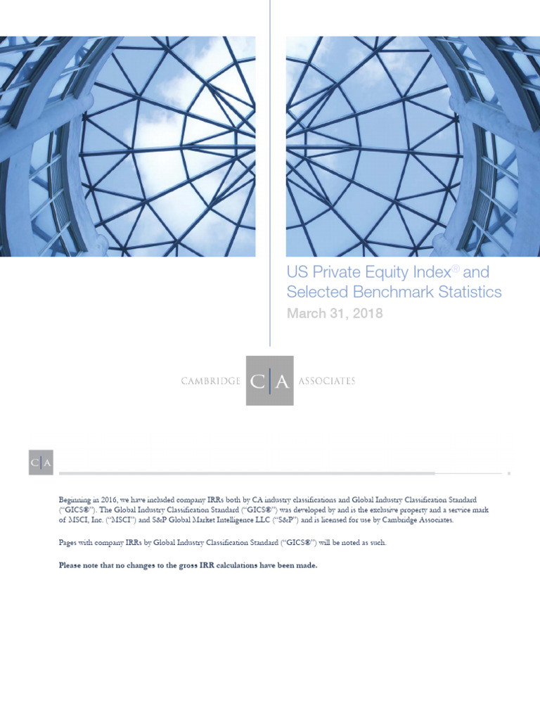 WEB 2018 Q1 USPE Benchmark Book | PDF | Corporations | Investing