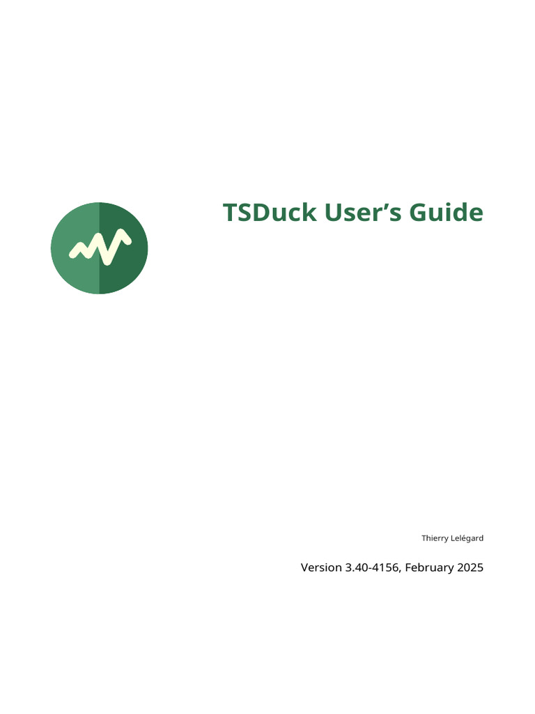 Tsduck | PDF | Computing | Digital Technology
