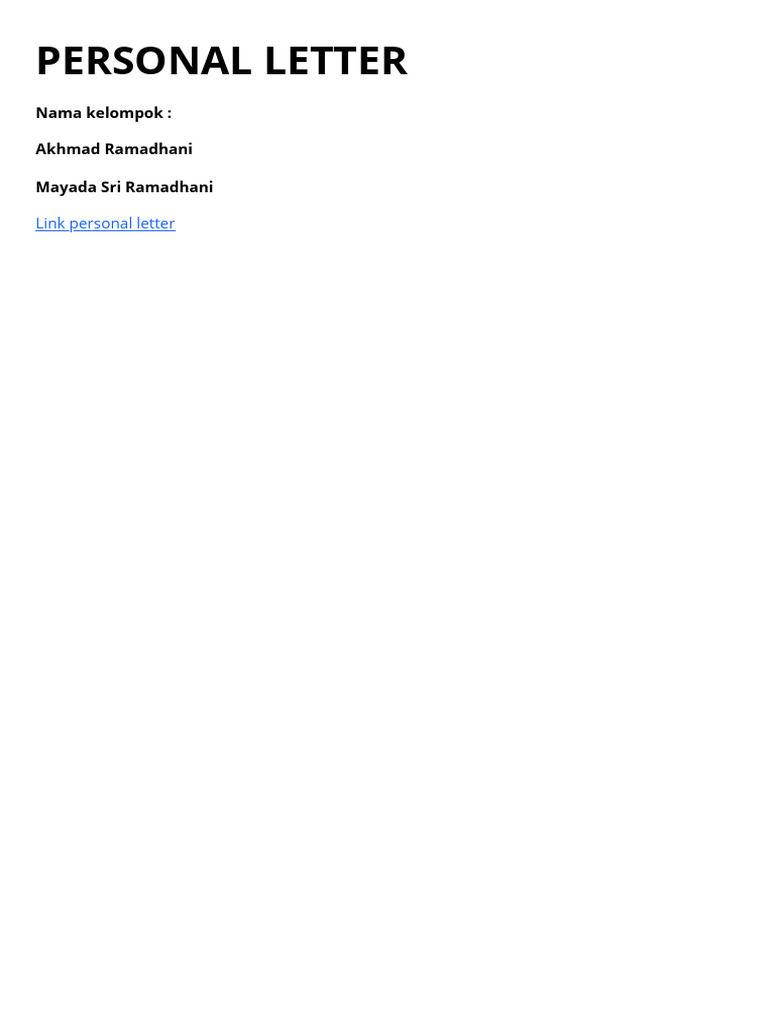 Personal Letter - 20250211 - 091023 - 0000 | PDF