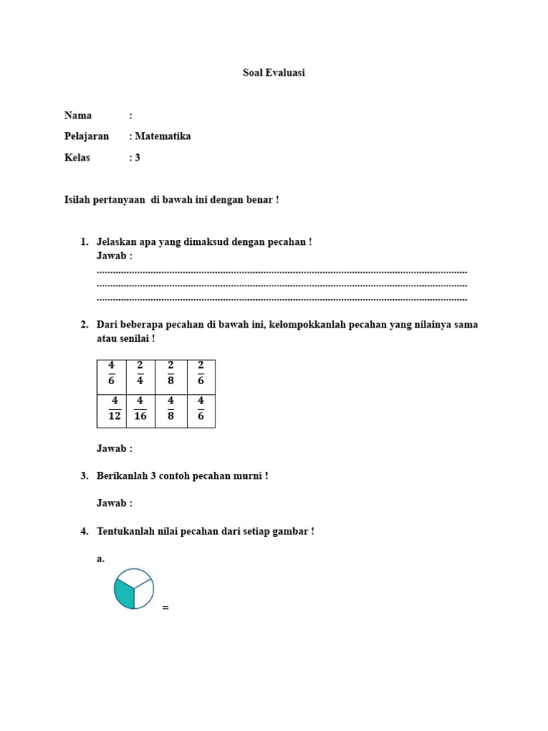 SOAL Evaluasi Siklus 2 BNR | PDF