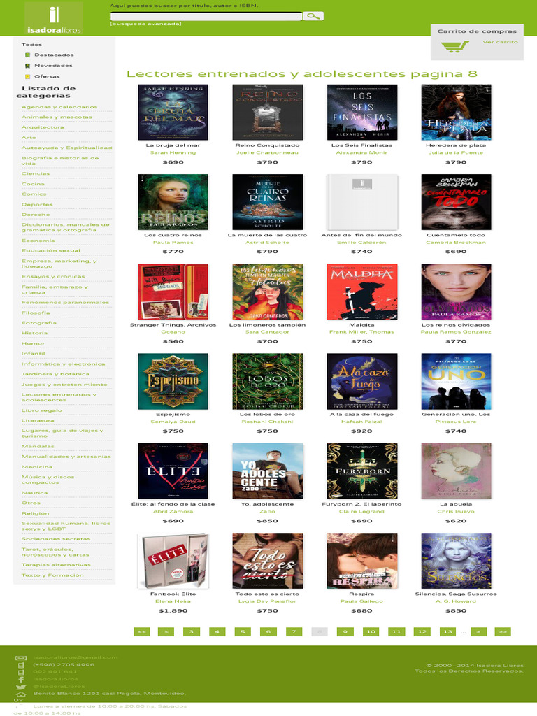 Isadora Libros Lectores Entrenados y Adolescentes Pagina 8 | PDF