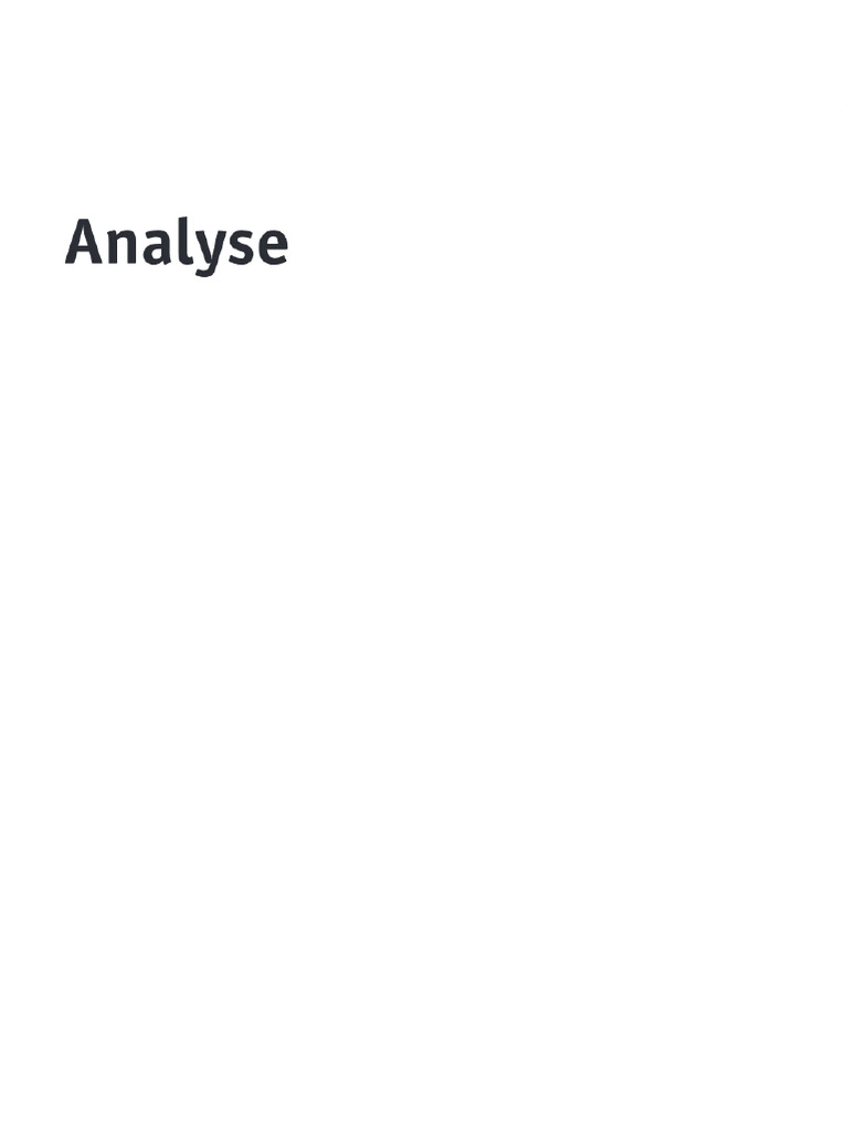 Analyse 1 | PDF