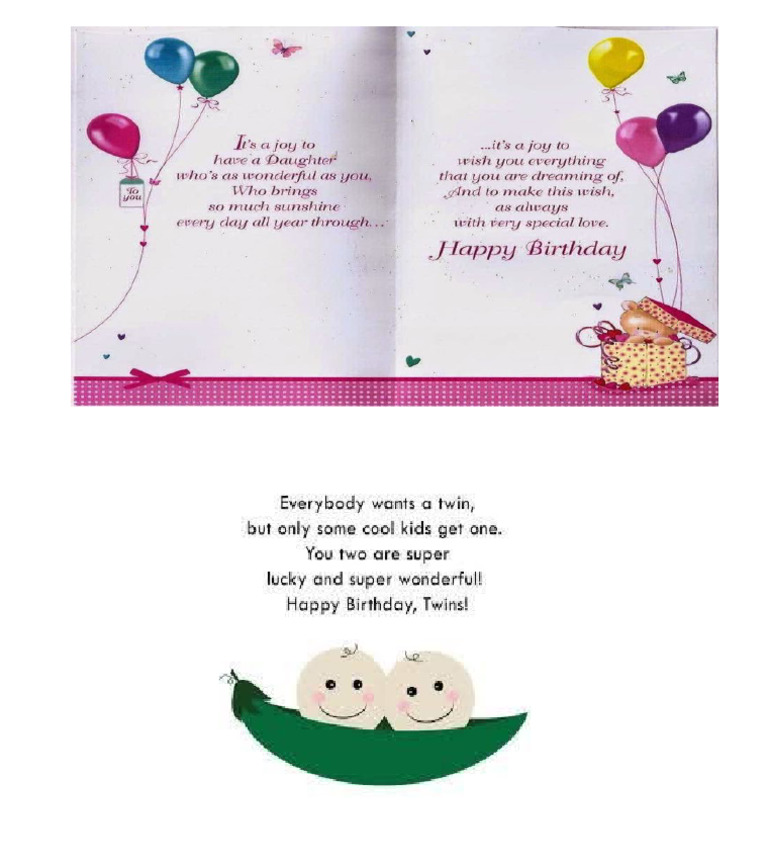 Example of A Birthday Greeting | PDF