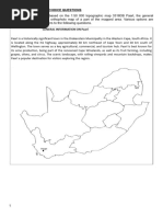 Geography Exam: Map Skills Quiz | PDF | Geographic Information System | Map