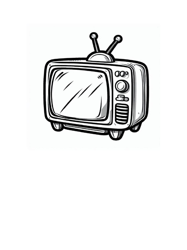 TV para colorir | PDF