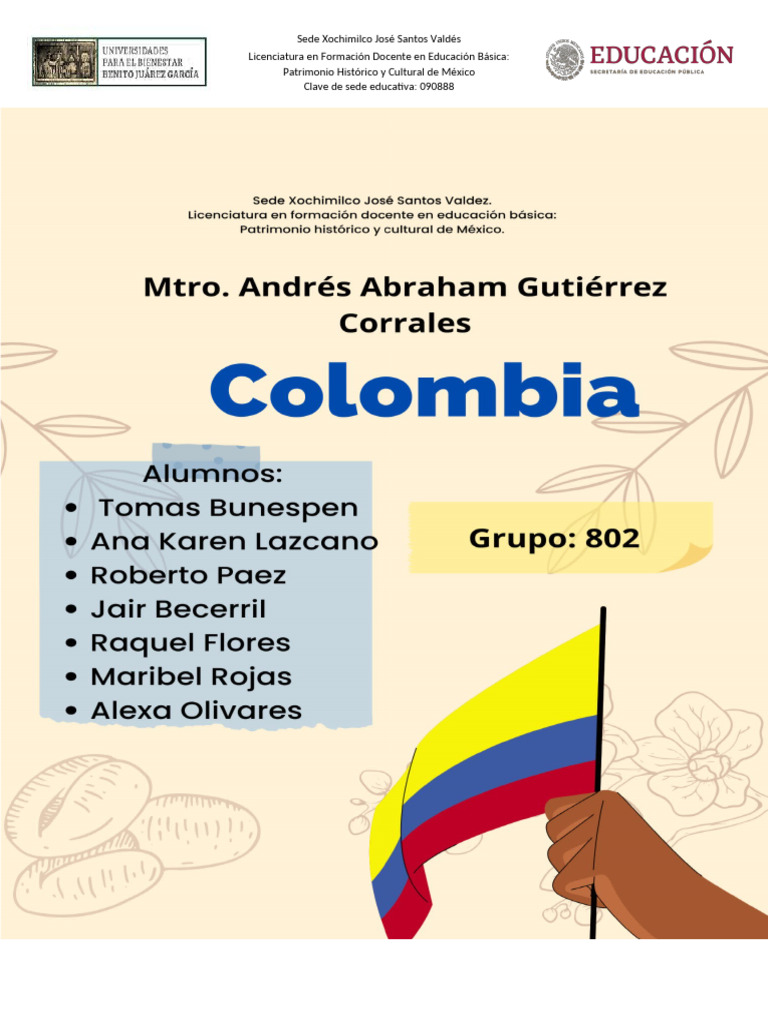 Análisis de Colombia: Historia y Cultura | PDF | Colombia | México