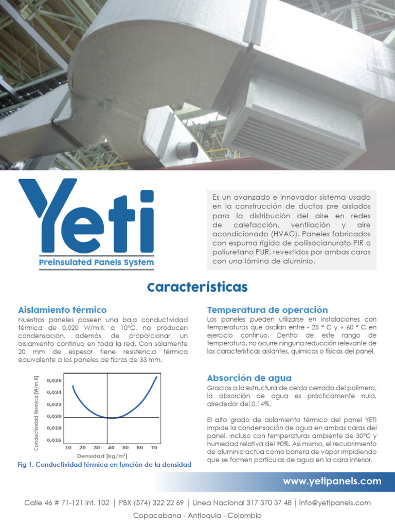 Flyer YETI | PDF | Aislamiento térmico | Materiales