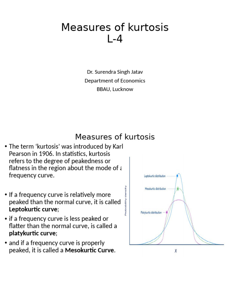 Understanding Kurtosis in Statistics | PDF